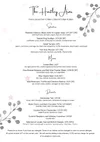 Menus — The Hartley Arms