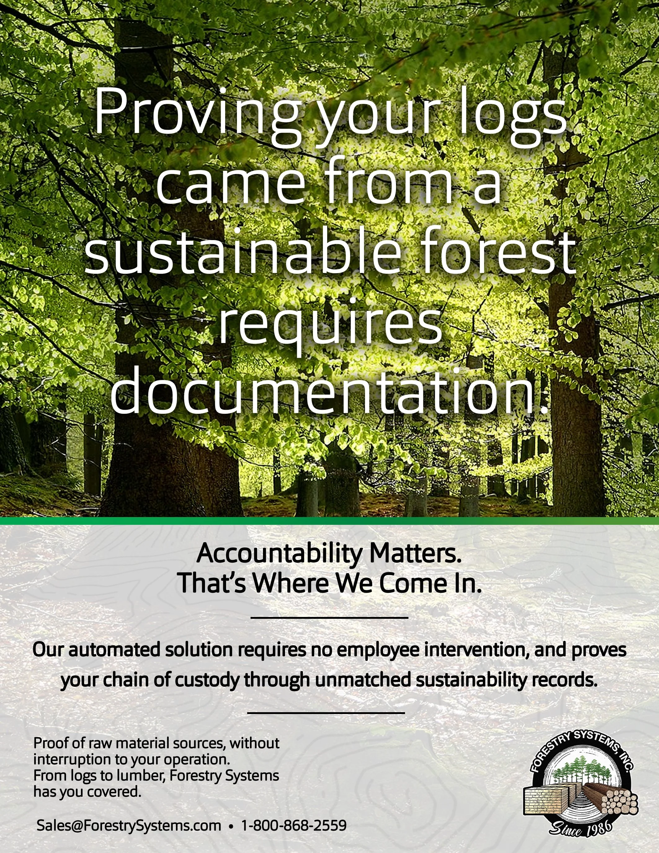 Forestry Systems Inc