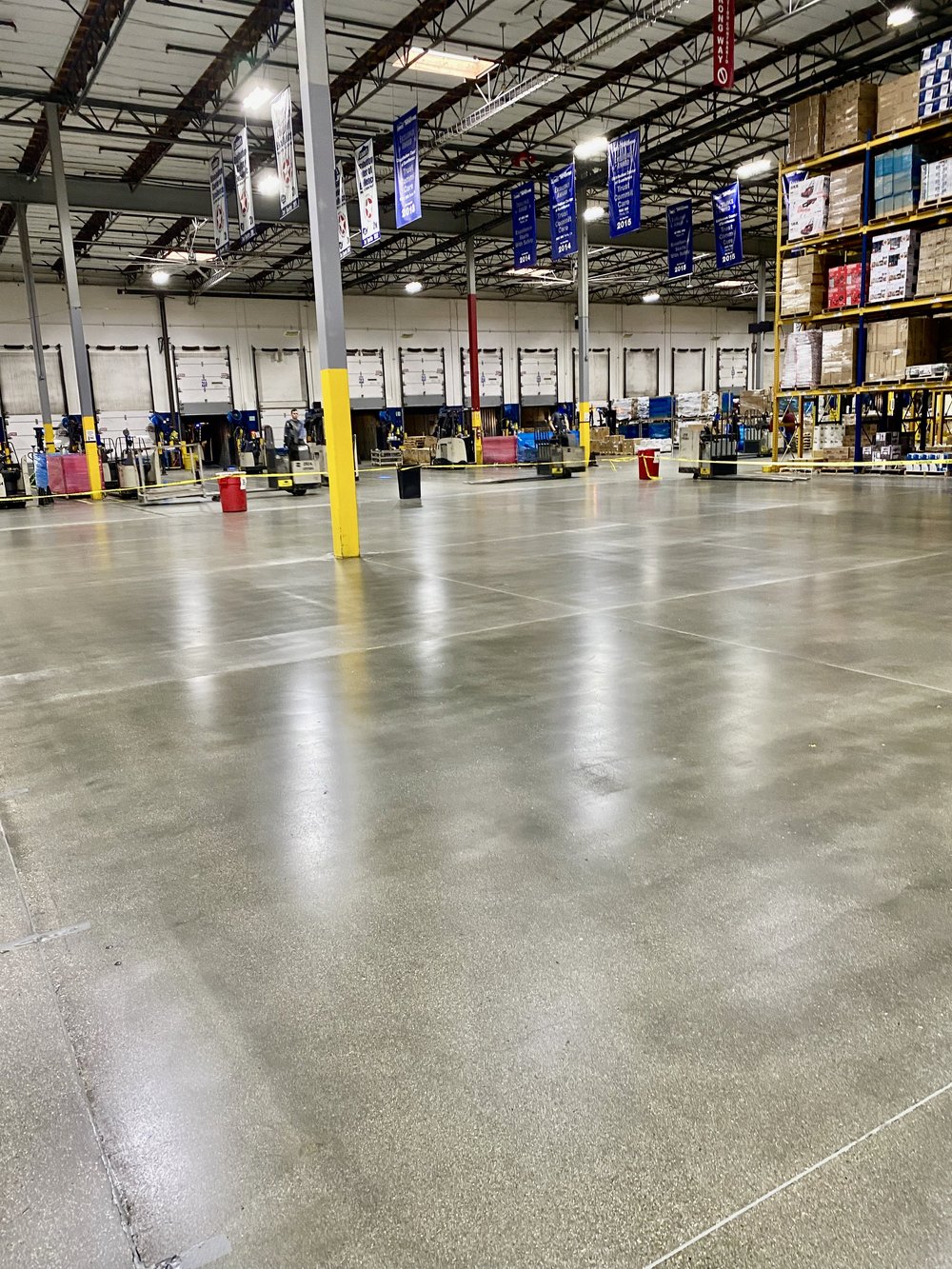 Lowes Distribution Center | LA, OC Concrete Polishing, Coating, Repair