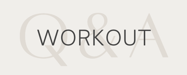 Current Workout Routine — Kathleen Post