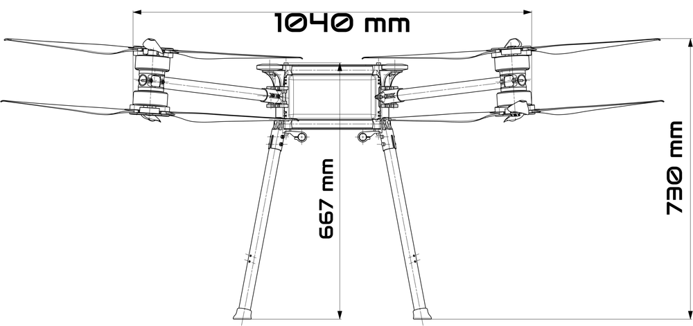 OctaGlide - Versatile Heavy Lift drone Platform — DRONESTARK TECHNOLOGIES