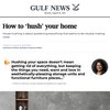 How to Hush Your Home | Gulf News Decluttering Tips — Decluttr Me ...