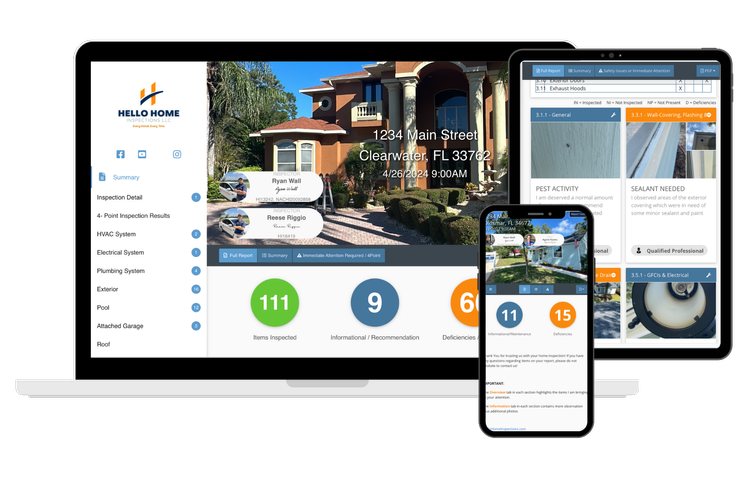 Hello Home Inspections - Tampa Florida Home Inspection Services