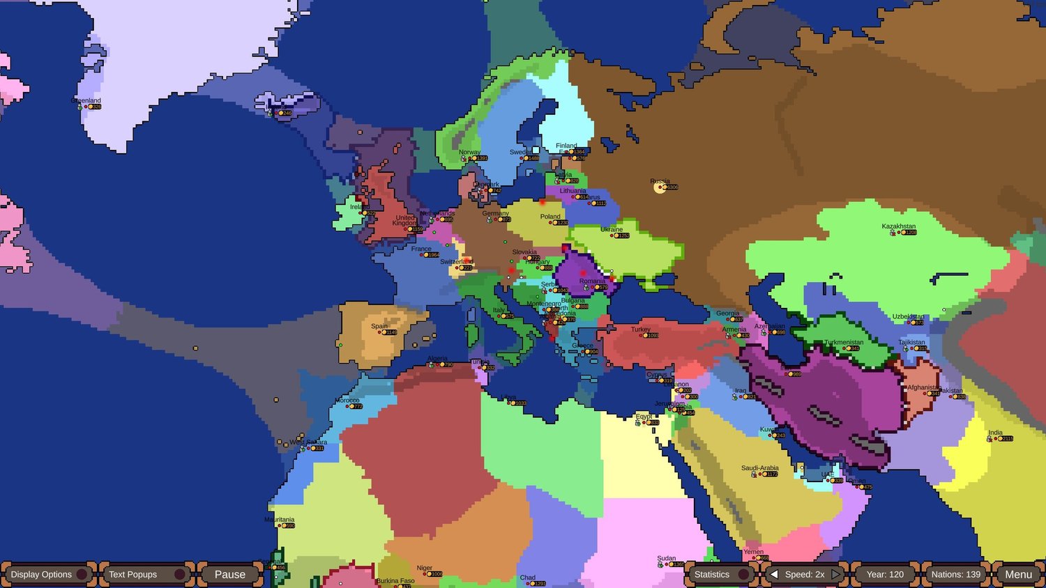 Ages of Conflict: World War Simulator review - Painting the World in a ...