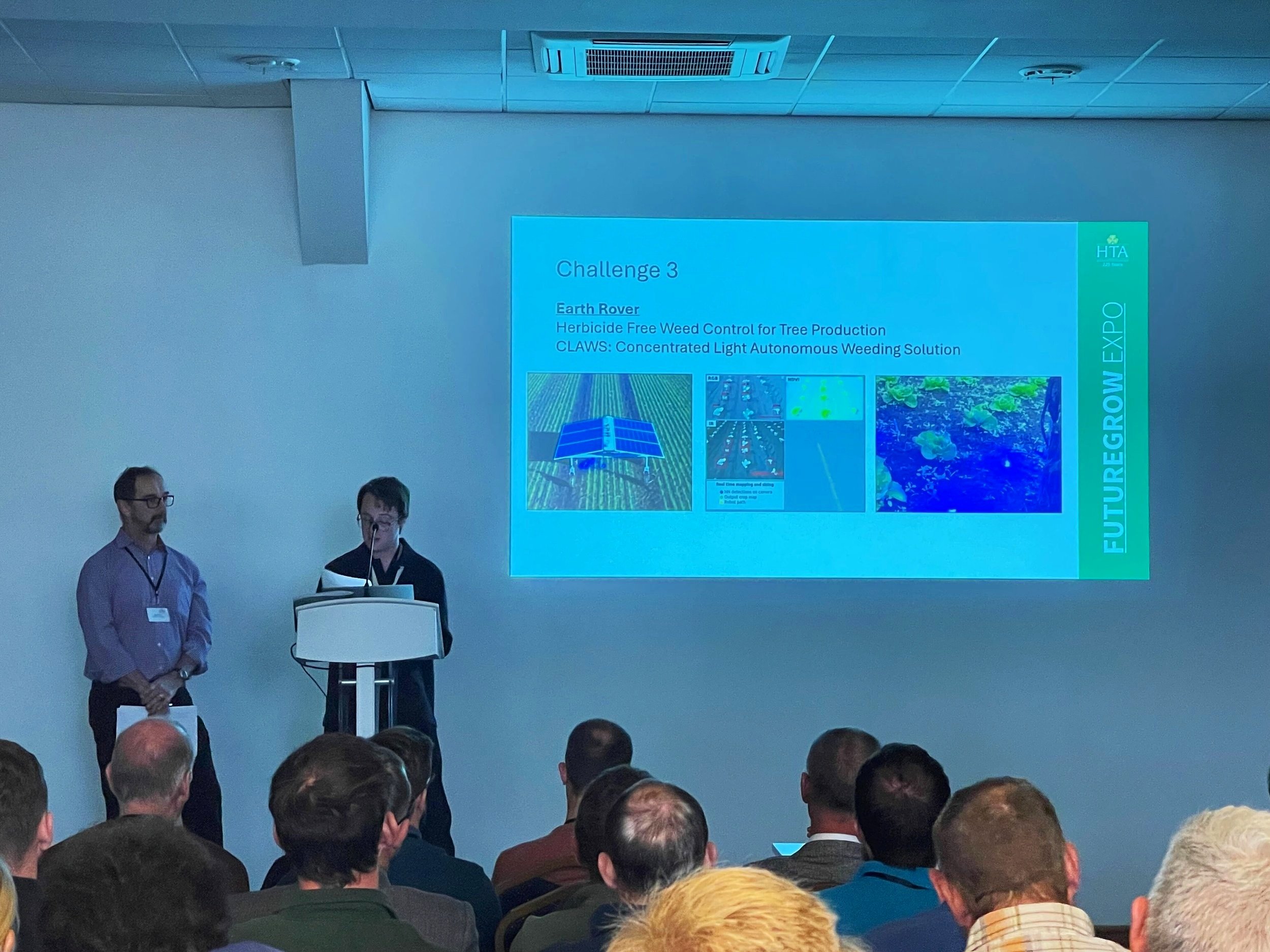 Earth Rover Exhibits CLAWS at FutureGrow Expo 2024 — Earth Rover