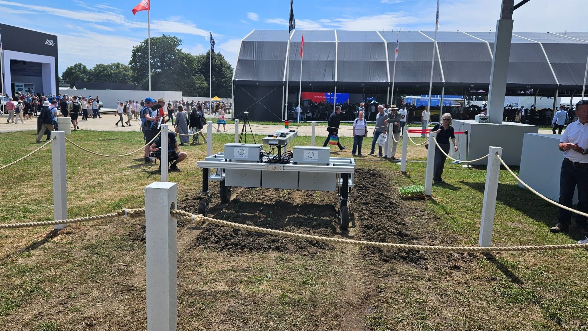 CLAWS’ Four-Day Scouting Demo at Goodwood Festival of Speed — Earth Rover
