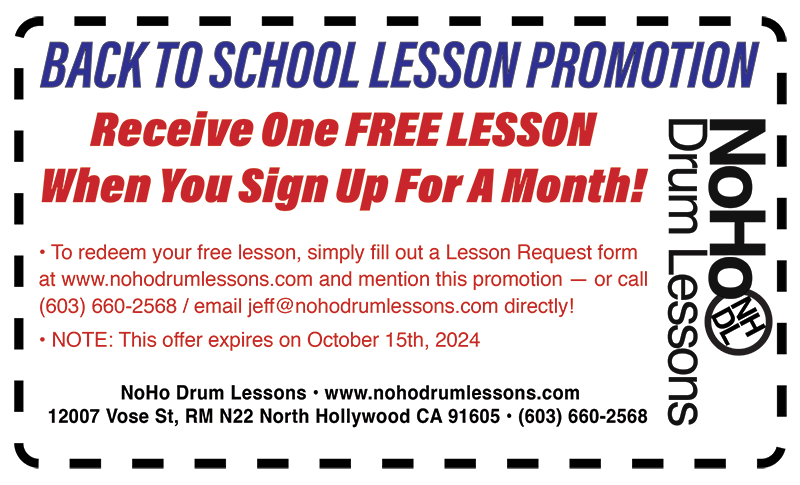 NoHo Drum Lessons