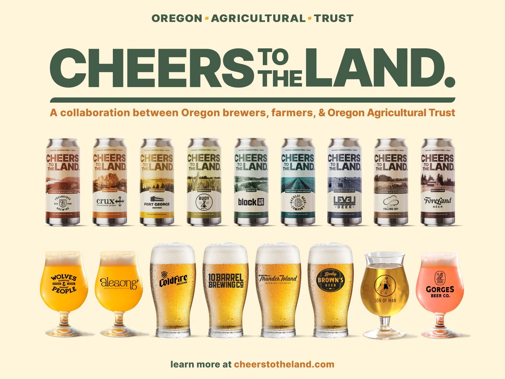 ‘Cheers To The Land’ Oregon Agricultural Trust collaboration beers and ...