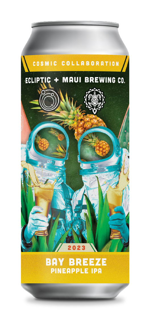 Ecliptic Brewing & Maui Brewing collaborate on Bay Breeze Pineapple IPA ...