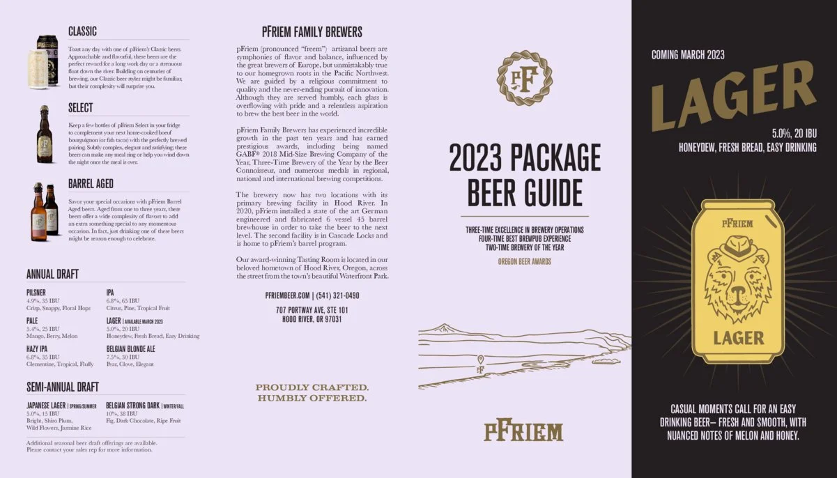 pFriem Family Brewers 2023 Beer Calendar features new Lager & West Coast IPA in 6-packs — New ...