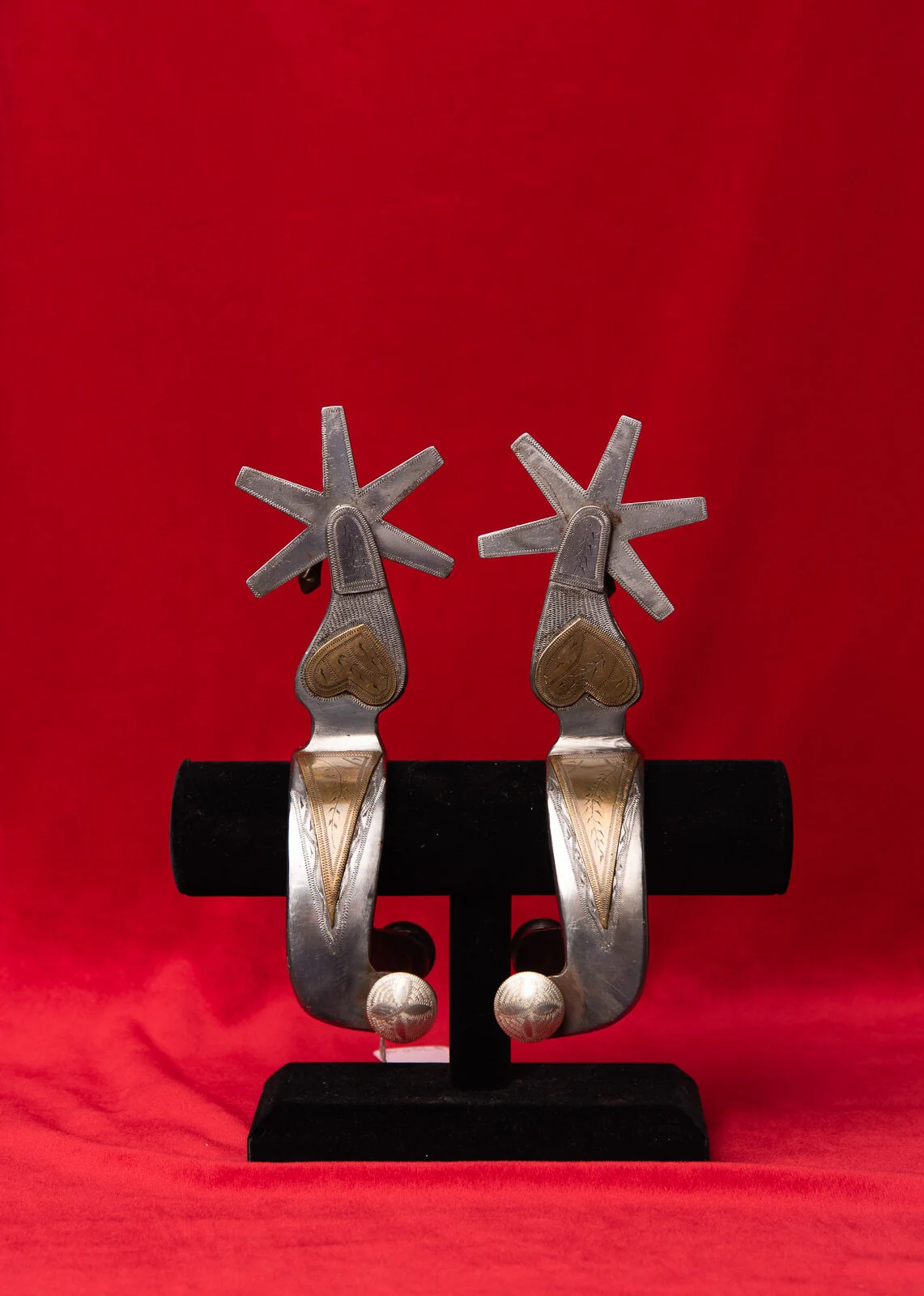 Carl Hall and Jerry Wallace Rattlesnake Spur and Bit Set — Old West ...