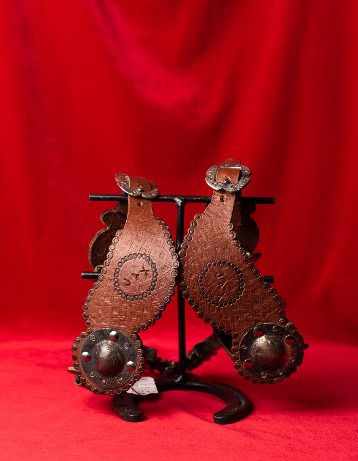 Crockett Spurs with Pollard Buckles — Old West Collector
