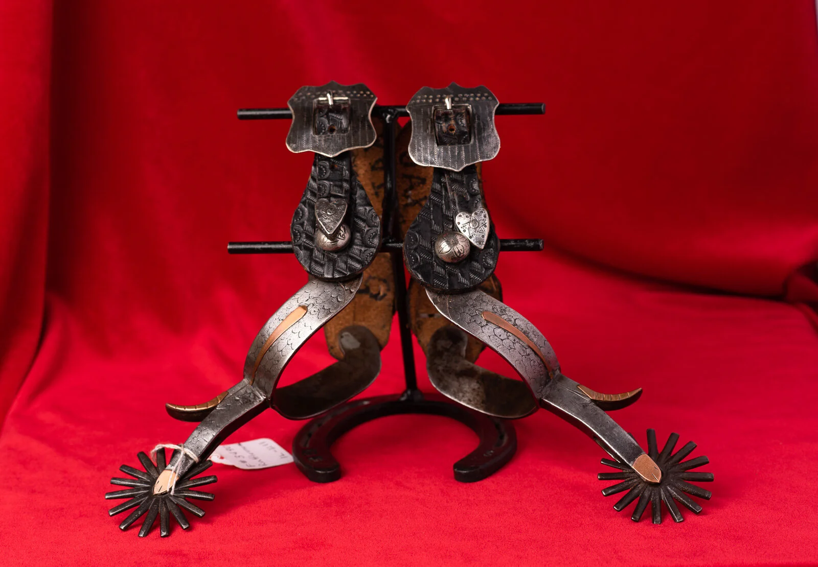 Crockett Spurs with Pollard Buckles — Old West Collector