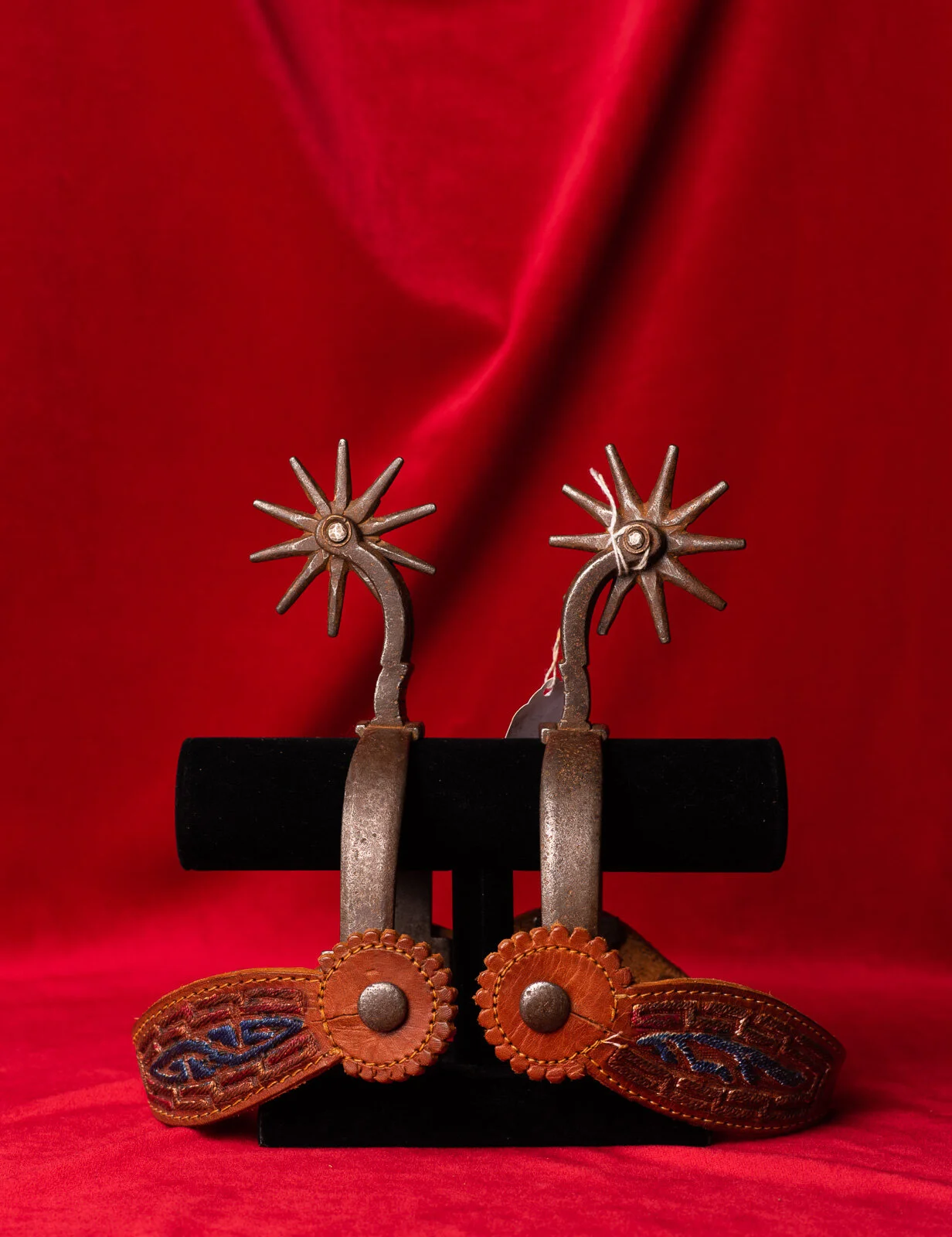 Rare Antique Mexican Silver Inlaid Spurs — Old West Collector