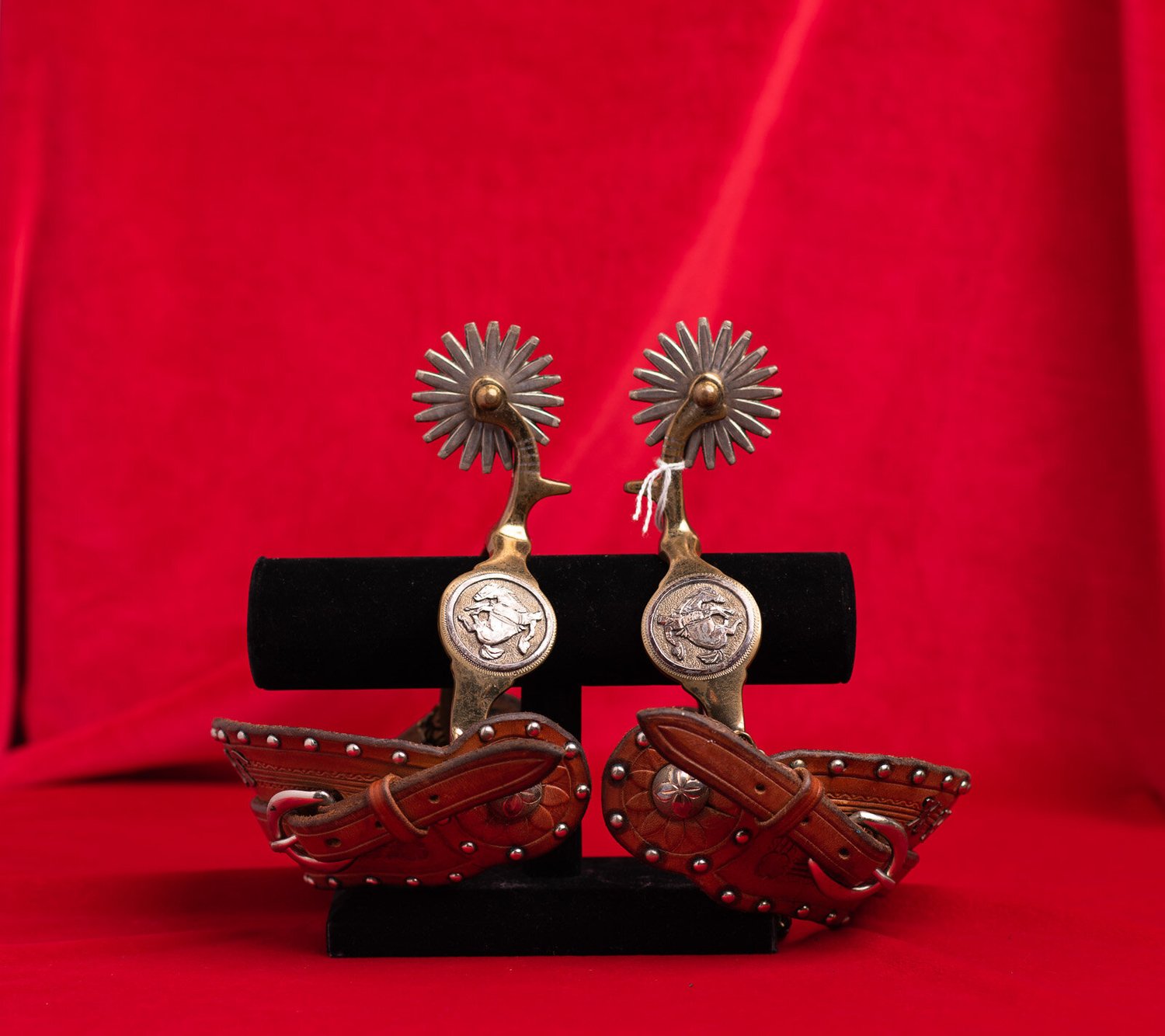 Carl Hall and Jerry Wallace Rattlesnake Spur and Bit Set — Old West ...