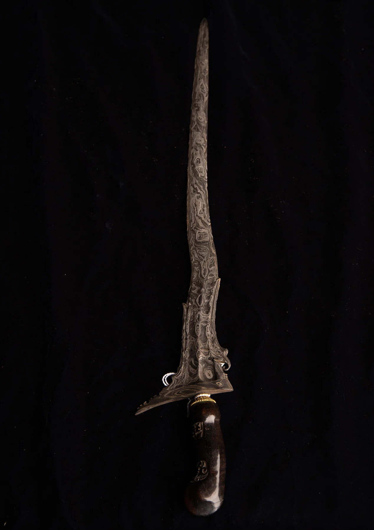 Vintage Javanese Kris w/ Wavy Blade F3141 — Old West Collector