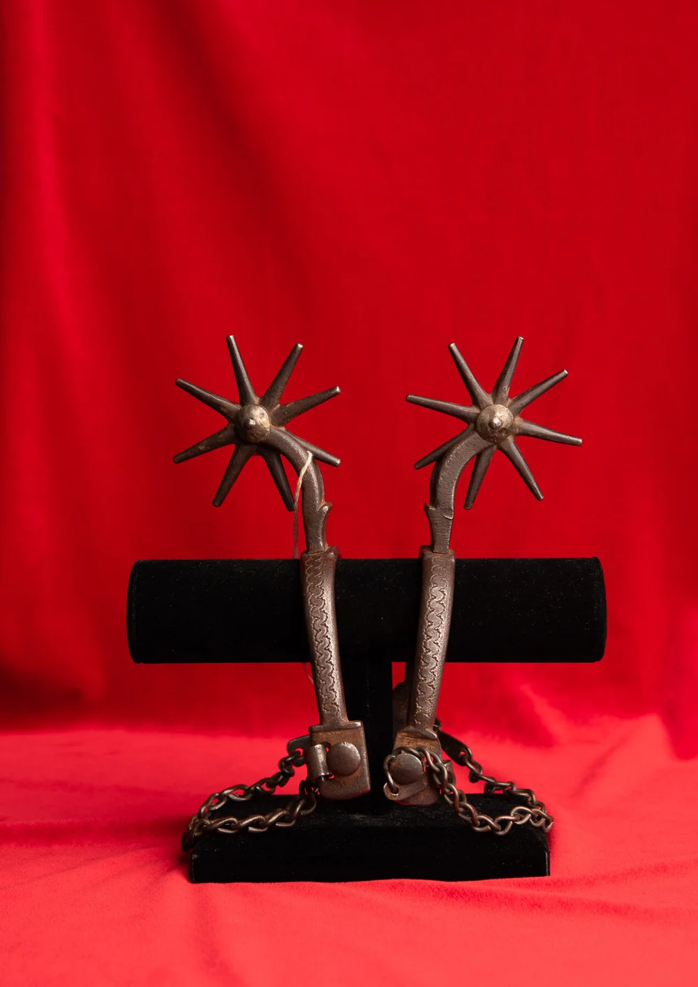 Rare Antique Mexican Silver Inlaid Spurs — Old West Collector