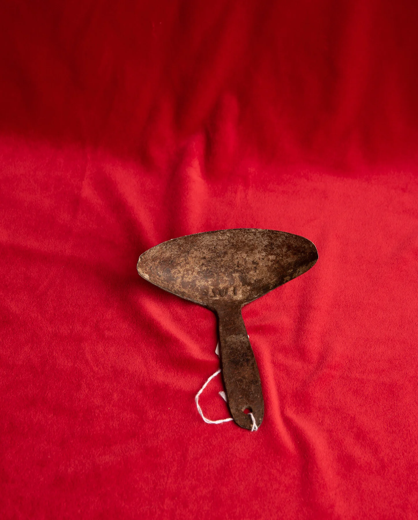 Colonial Iron Ladle with Short Handle — Old West Collector
