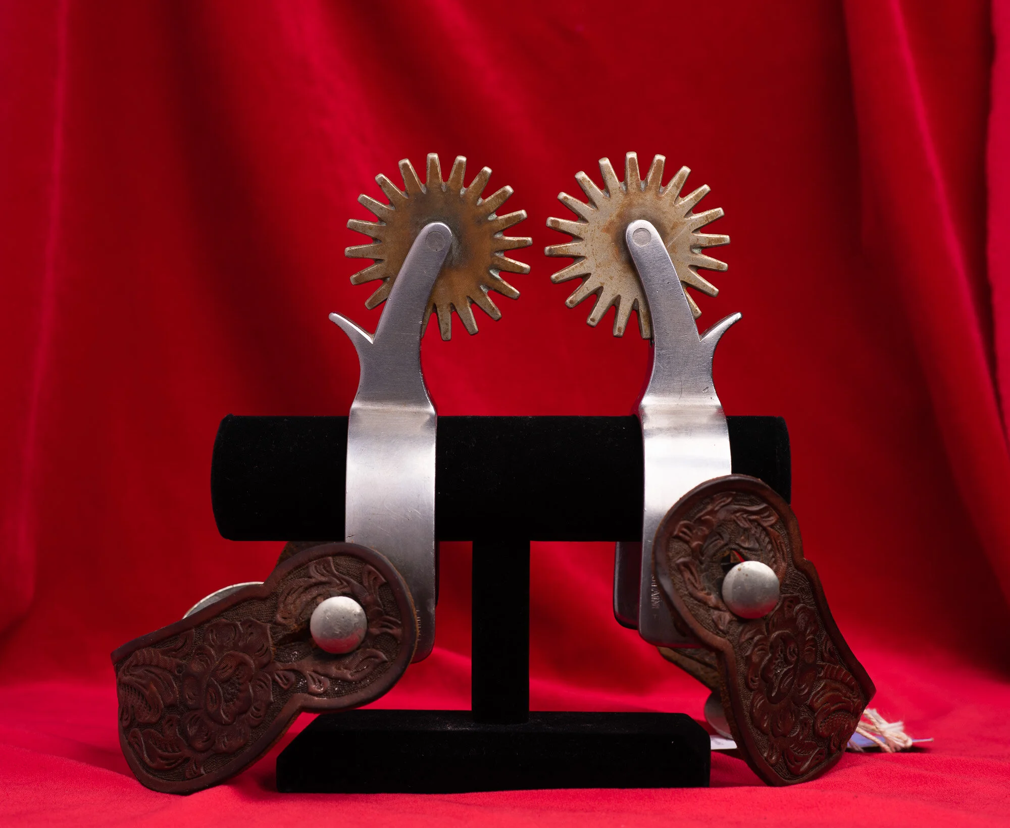 Crockett Spurs with Pollard Buckles — Old West Collector