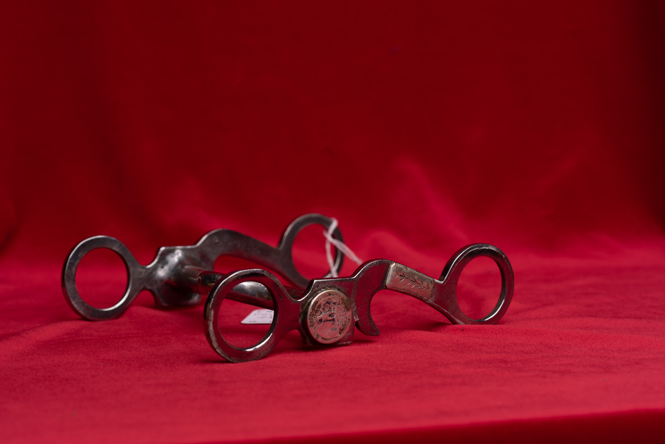 Vintage U.S. Cavalry Bit Silver & Copper Mounted — Old West Collector