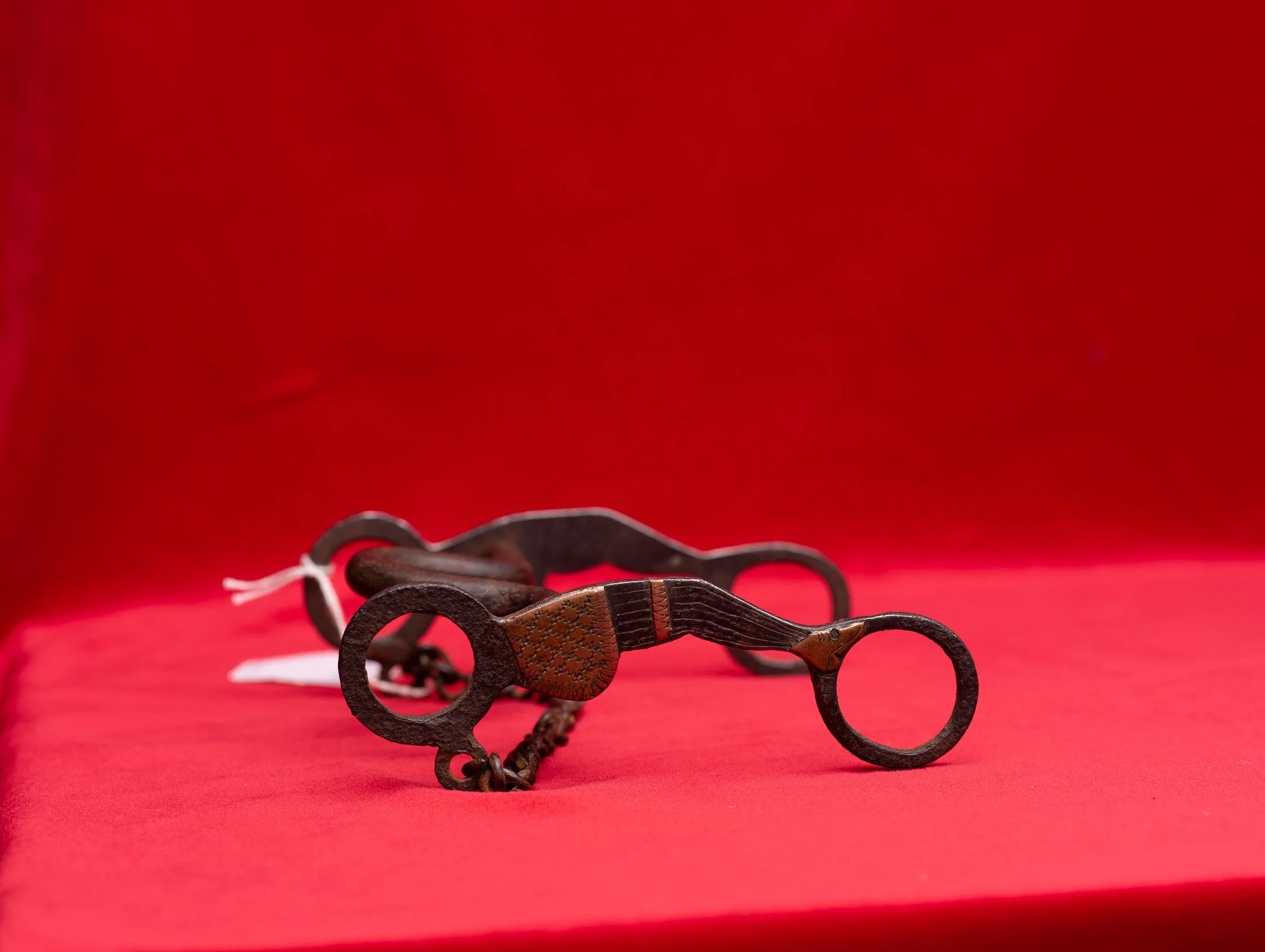 Vintage U.S. Cavalry Bit Silver & Copper Mounted — Old West Collector