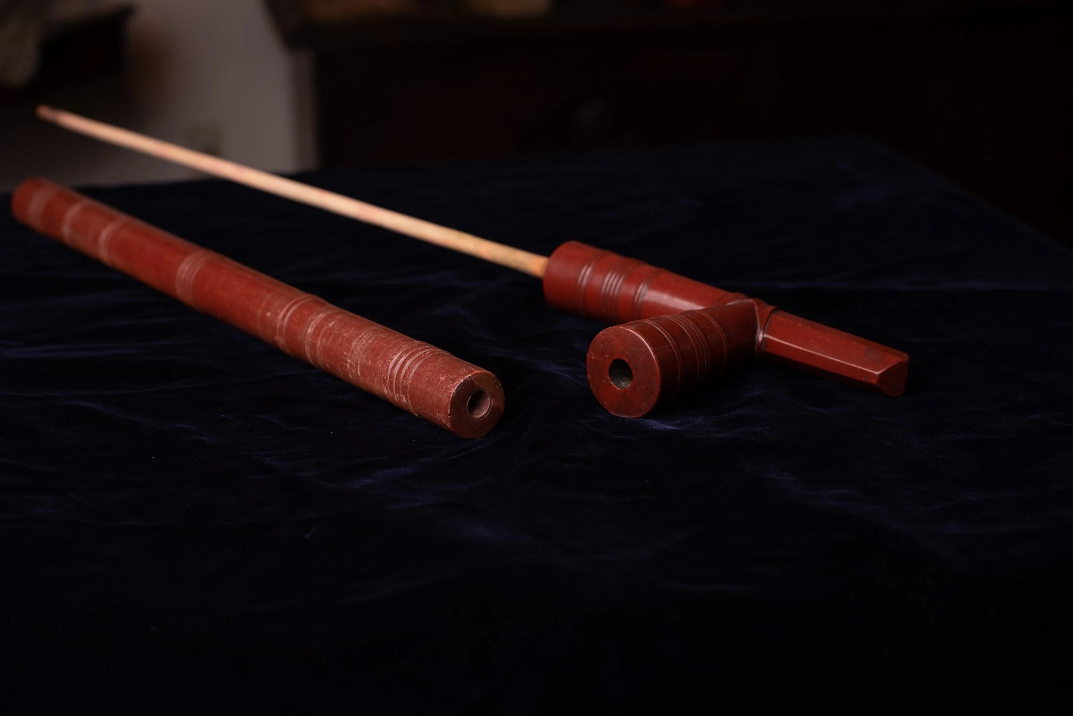 Antique Native American Redstone Smoking Pipe — Old West Collector