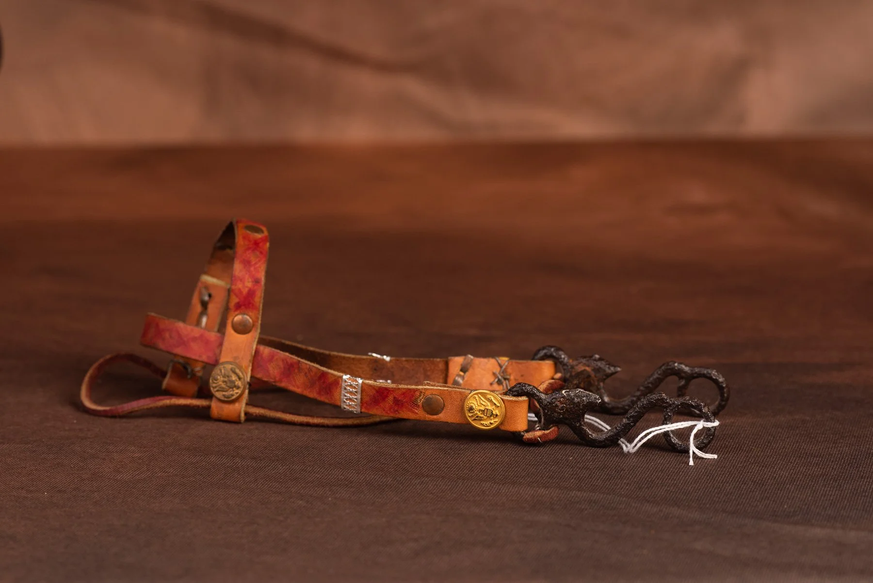 Vintage U.S. Cavalry Bit Silver & Copper Mounted — Old West Collector