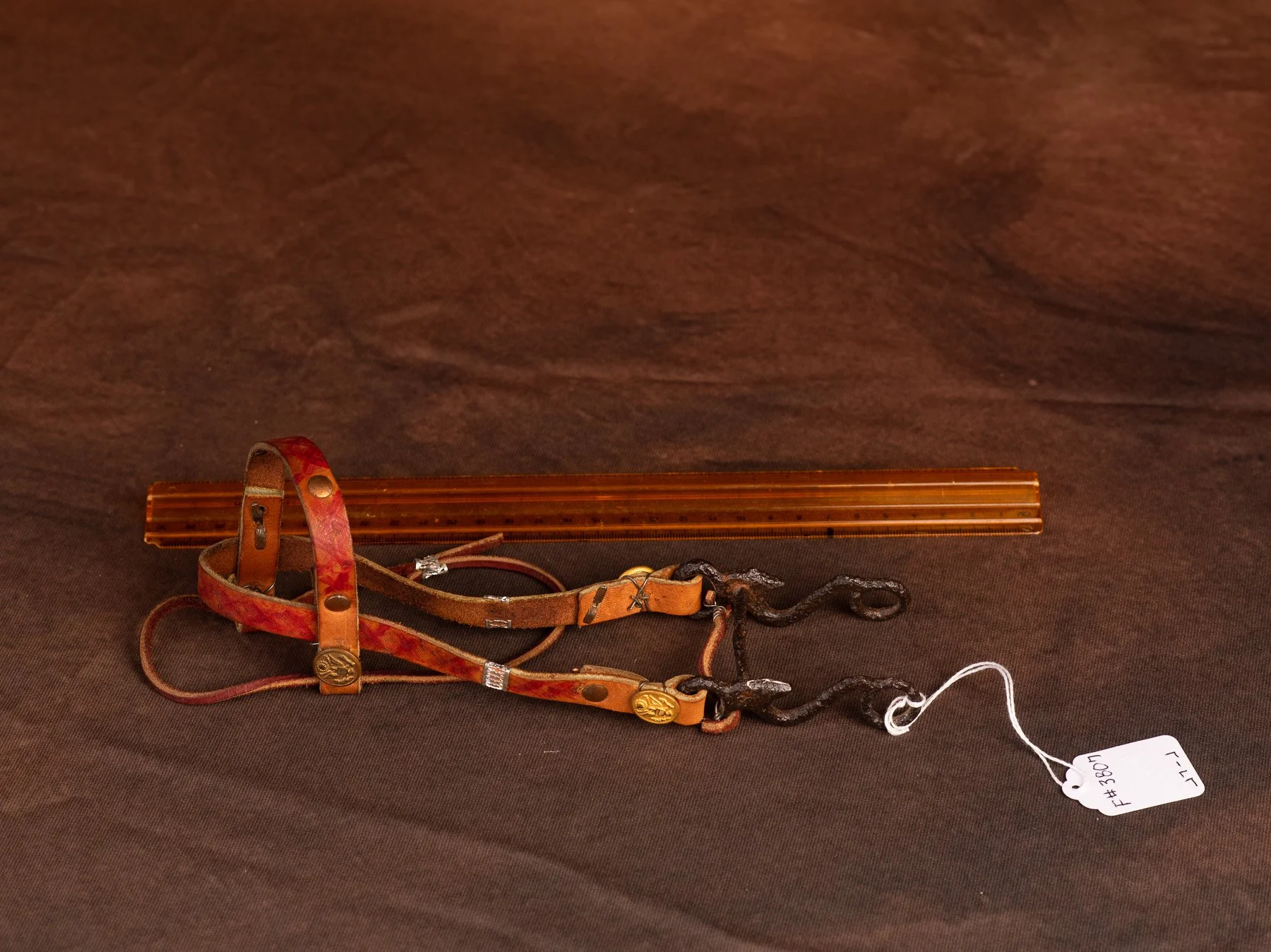 Vintage U.S. Cavalry Bit Silver & Copper Mounted — Old West Collector