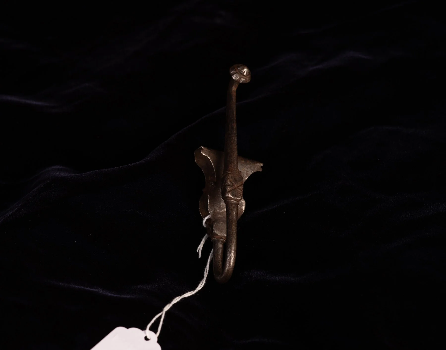 Antique Hand Forged Sword Belt Hook F#4089 — Old West Collector