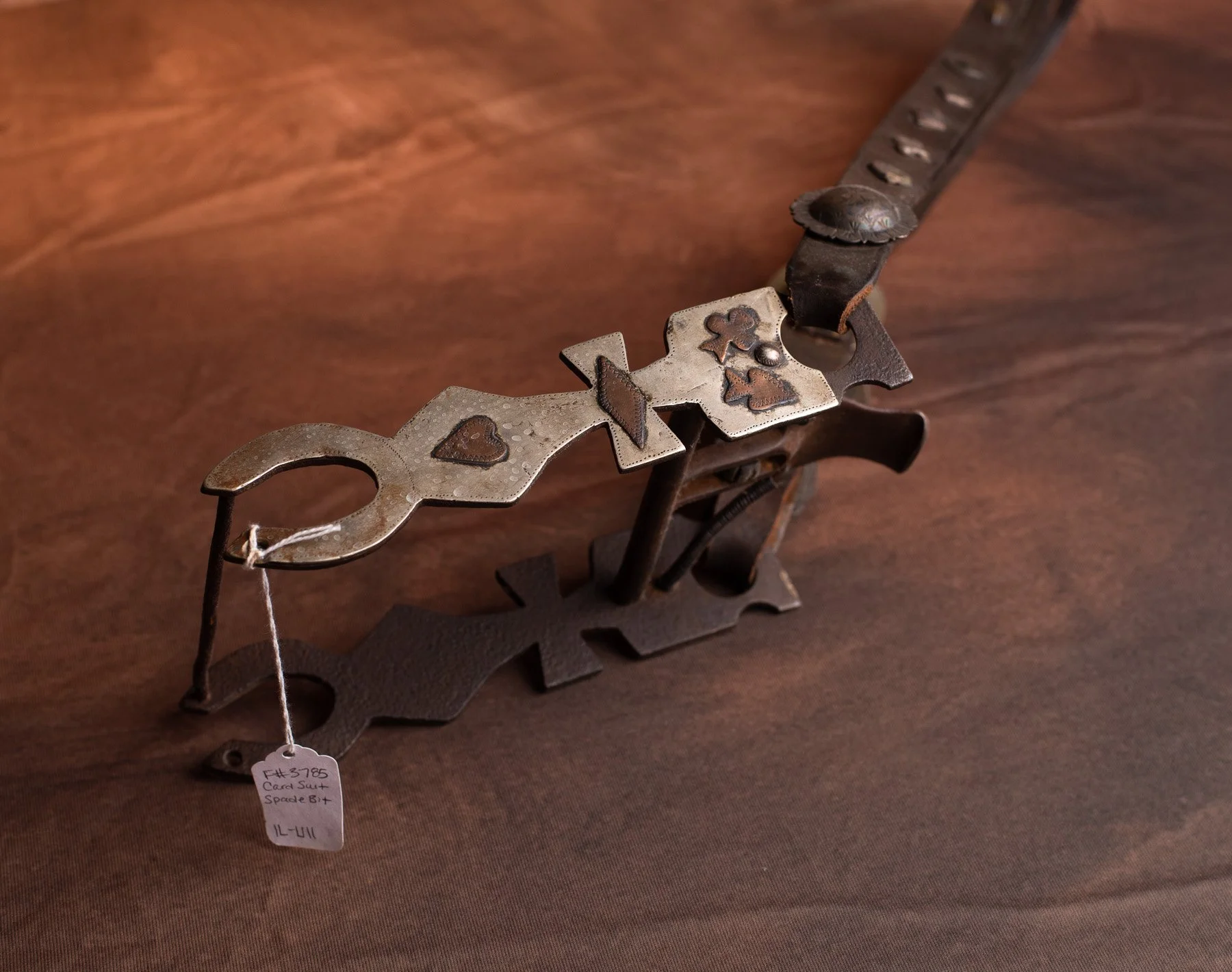 Old Miniature American Bit w/ Headstall F#3807 — Old West Collector