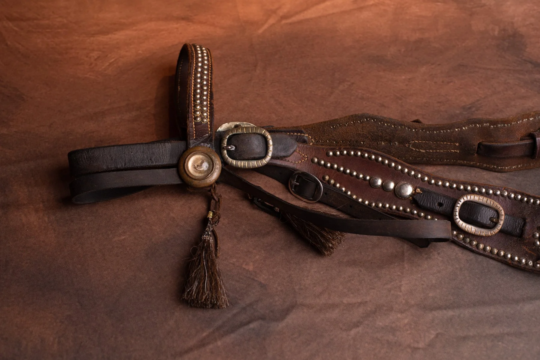 Vintage Southwest Silver Gal Leg Heart Bit& Headstall — Old West Collector