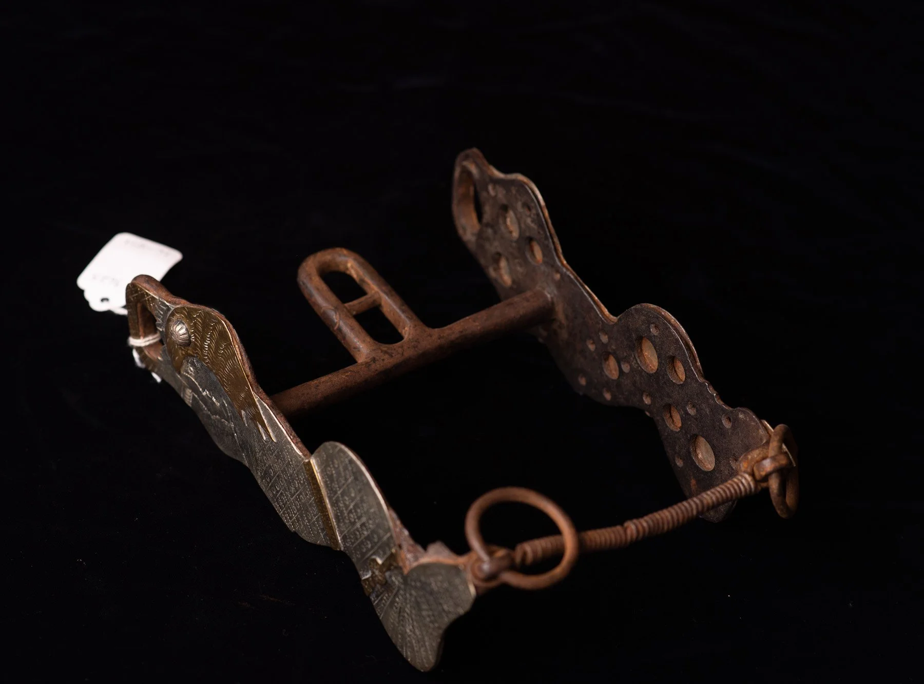 Vintage Southwest Silver Gal Leg Heart Bit& Headstall — Old West Collector