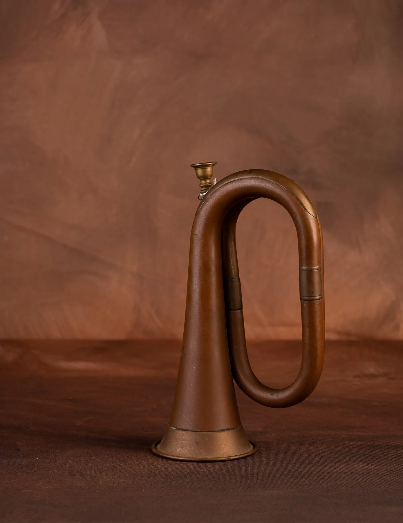 Vintage Copper Bugle 20th C — Old West Collector