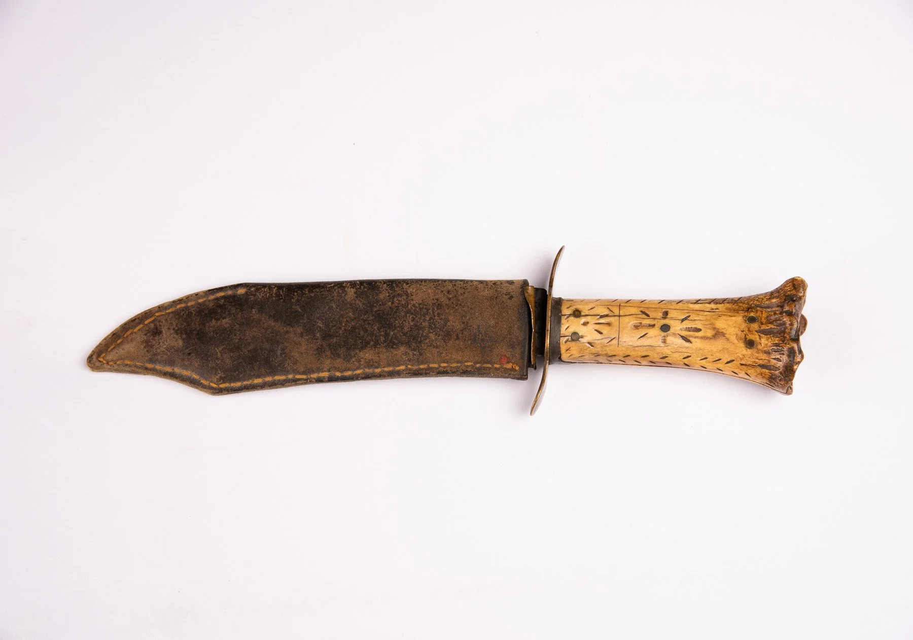 American Primitive Bone-Handled Knife — Old West Collector