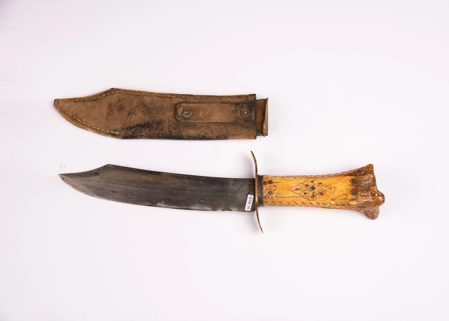 Antique Mexican Hunting Knife F4013 — Old West Collector