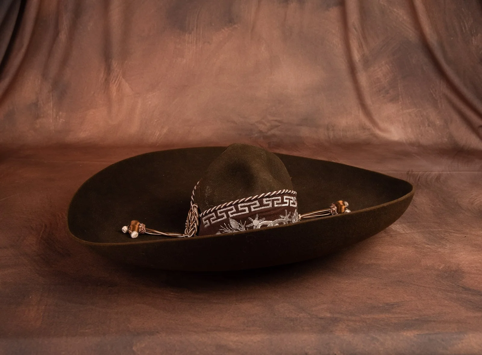 Vintage Tardan Sombrero w/ Embroidered Crown — Old West Collector