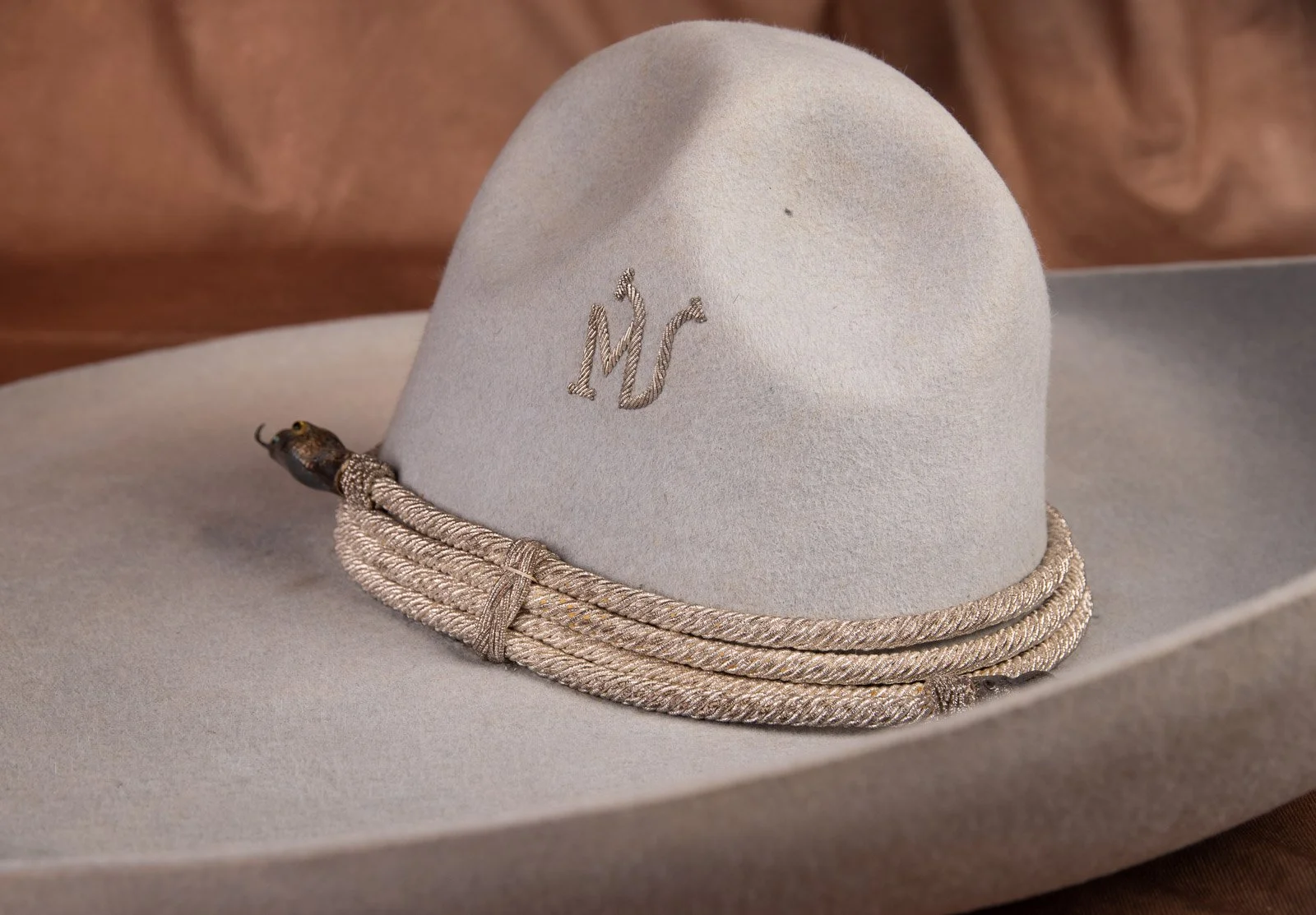 Vintage Tardan Sombrero w/ Embroidered Crown — Old West Collector