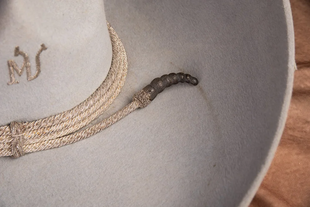 Vintage Tardan Sombrero w/ Embroidered Crown — Old West Collector