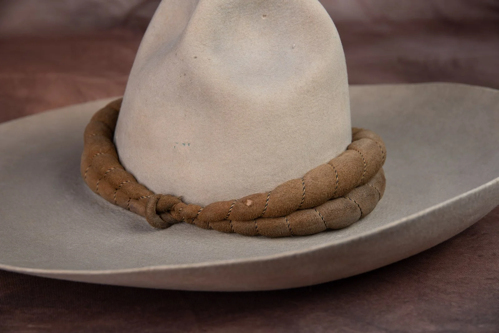 Vintage Tardan Sombrero w/ Embroidered Crown — Old West Collector