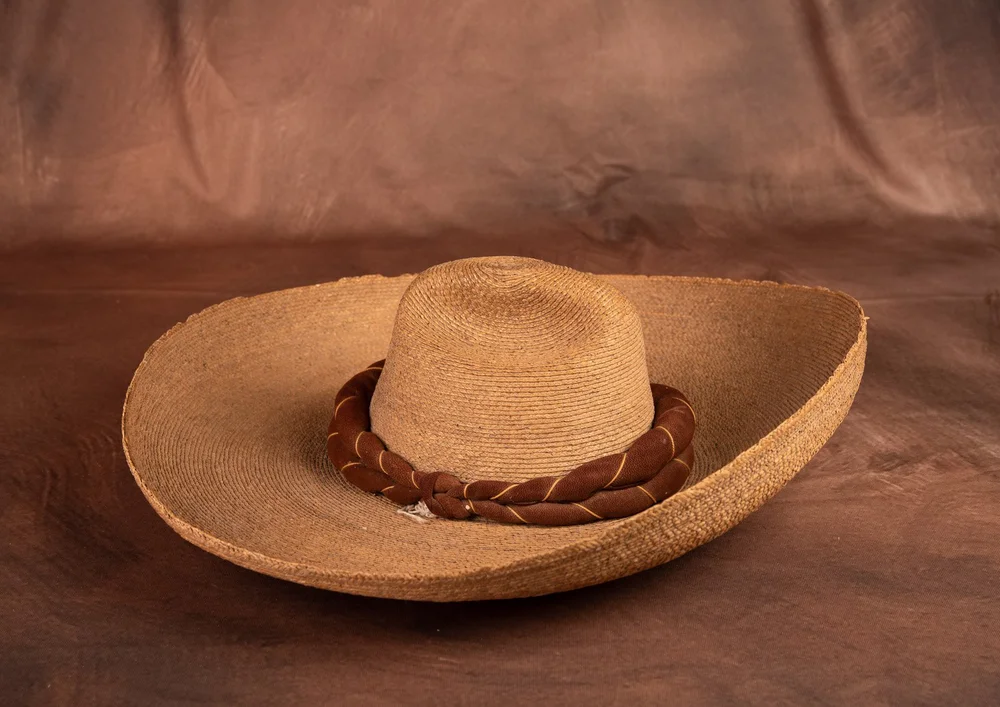 Vintage Tardan Sombrero w/ Embroidered Crown — Old West Collector