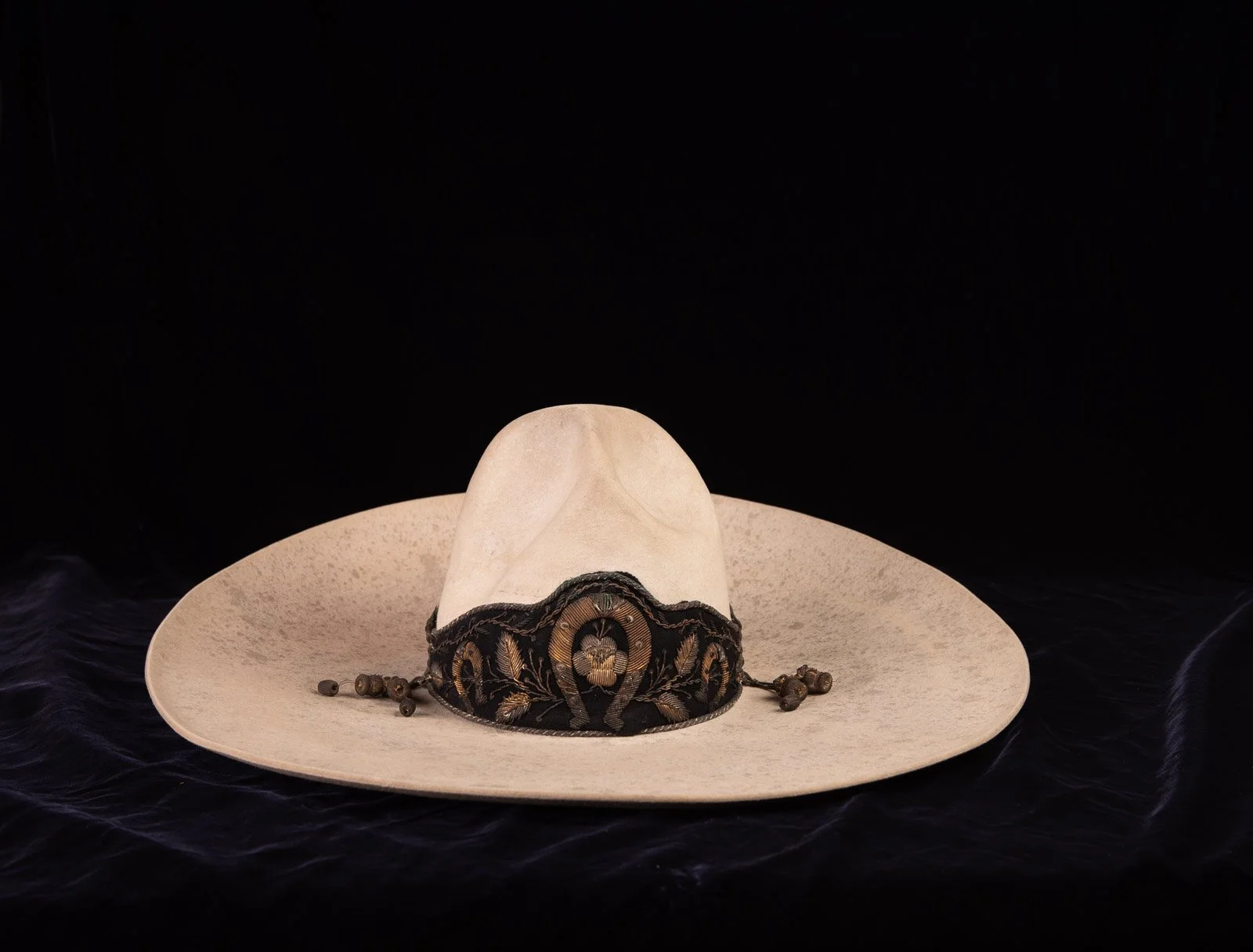 Vintage Tardan Sombrero w/ Embroidered Crown — Old West Collector