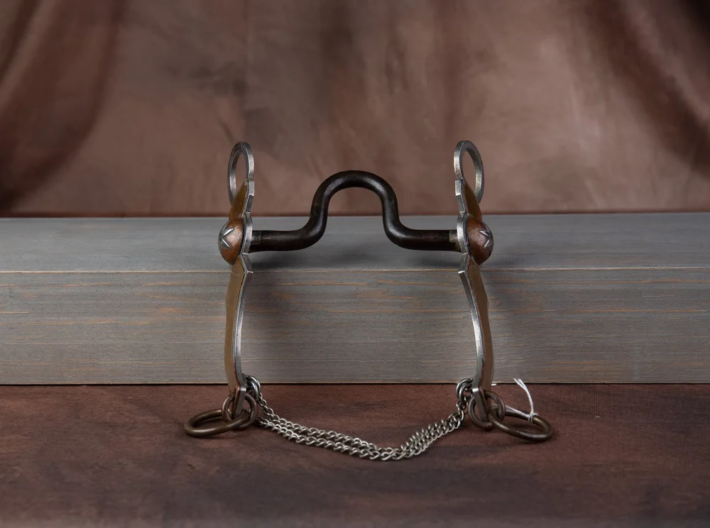 Vintage U.S. Cavalry Bit Silver & Copper Mounted — Old West Collector