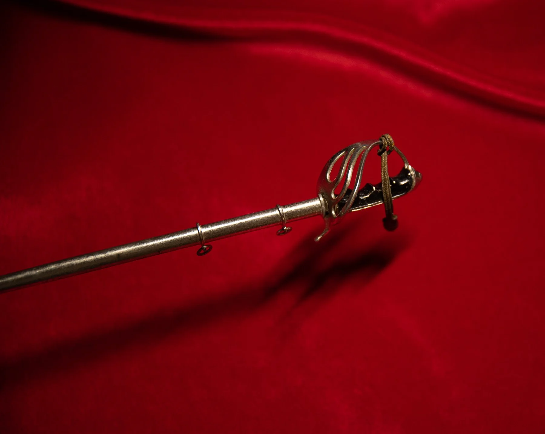 Vintage Miniature Rapier Sword w/ Sheath and Knot — Old West Collector