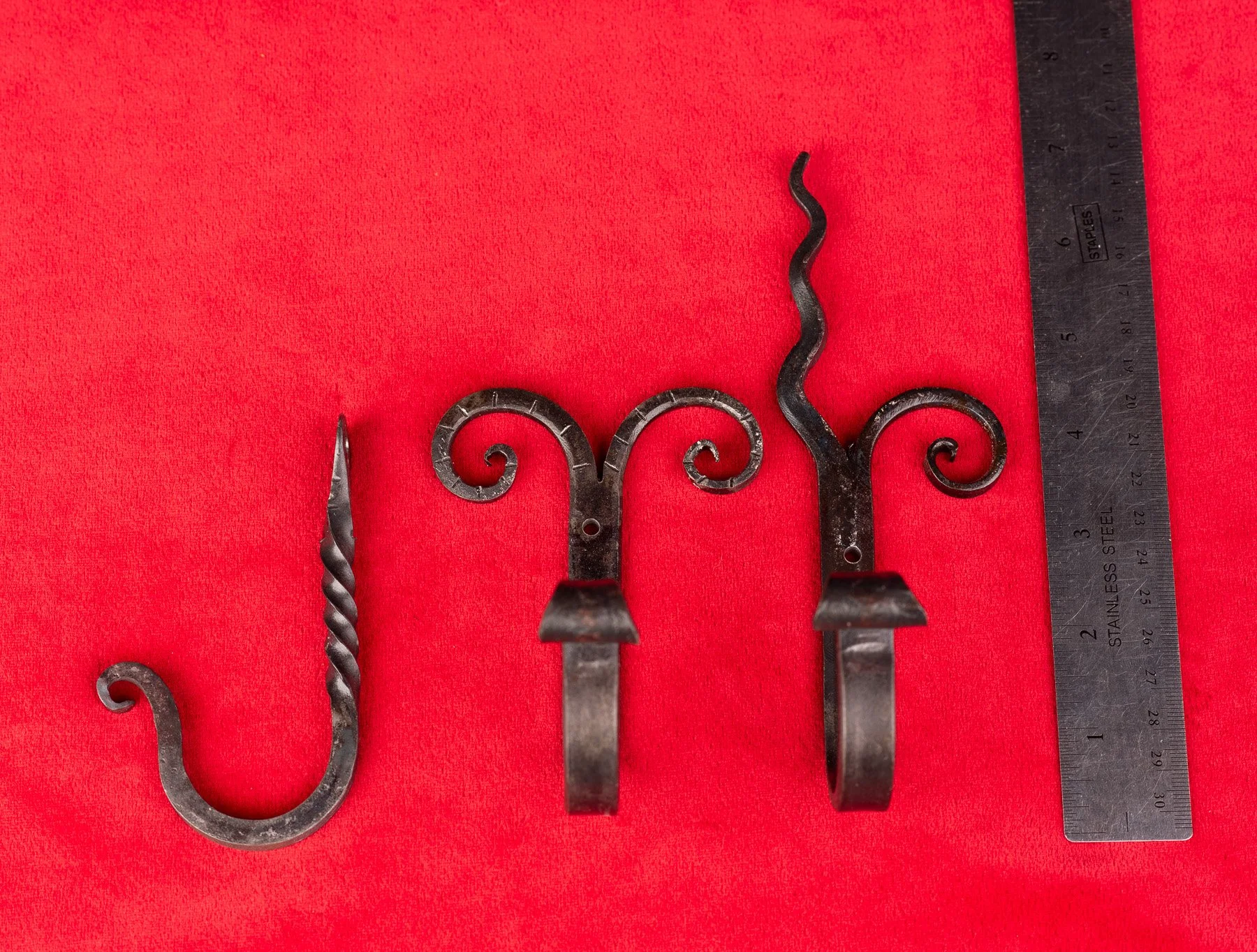 Hand Forged Iron Hook with Twist - New — Old West Collector