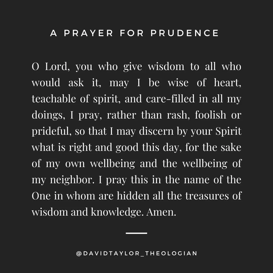 Prayers for the Seven Virtues — W. DAVID O. TAYLOR