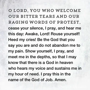 A Prayer for Being Mad at God — W. DAVID O. TAYLOR