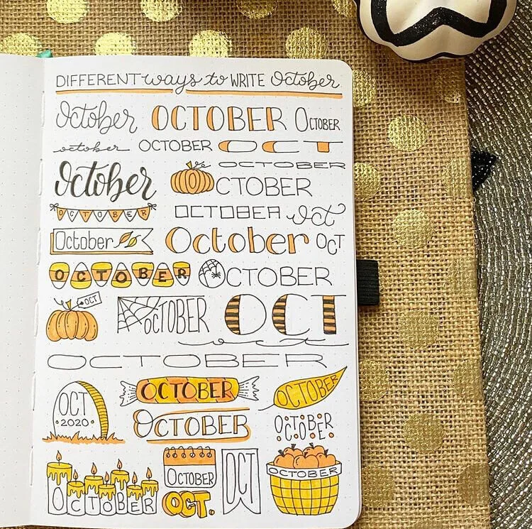 Amazing Fall Bullet Journal Doodles You Must Try! — Joyful Journaler