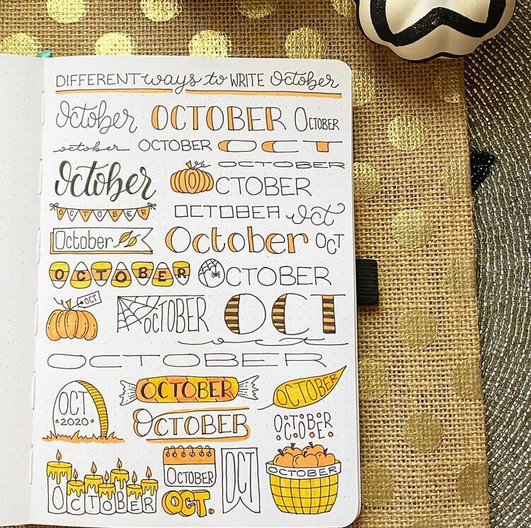 Amazing Fall Bullet Journal Doodles You Must Try! — Joyful Journaler