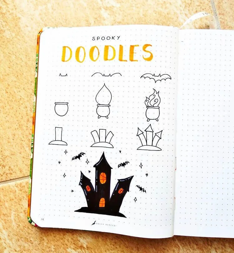 50+ Cute Halloween Doodles Anyone Can Draw — Joyful Journaler