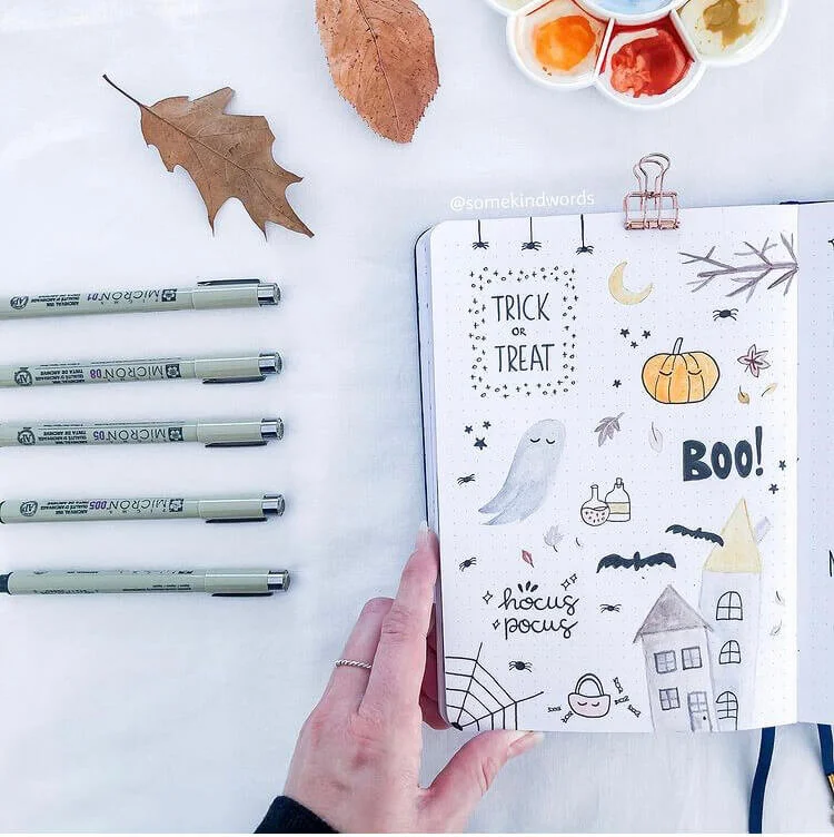 50+ Cute Halloween Doodles Anyone Can Draw — Joyful Journaler